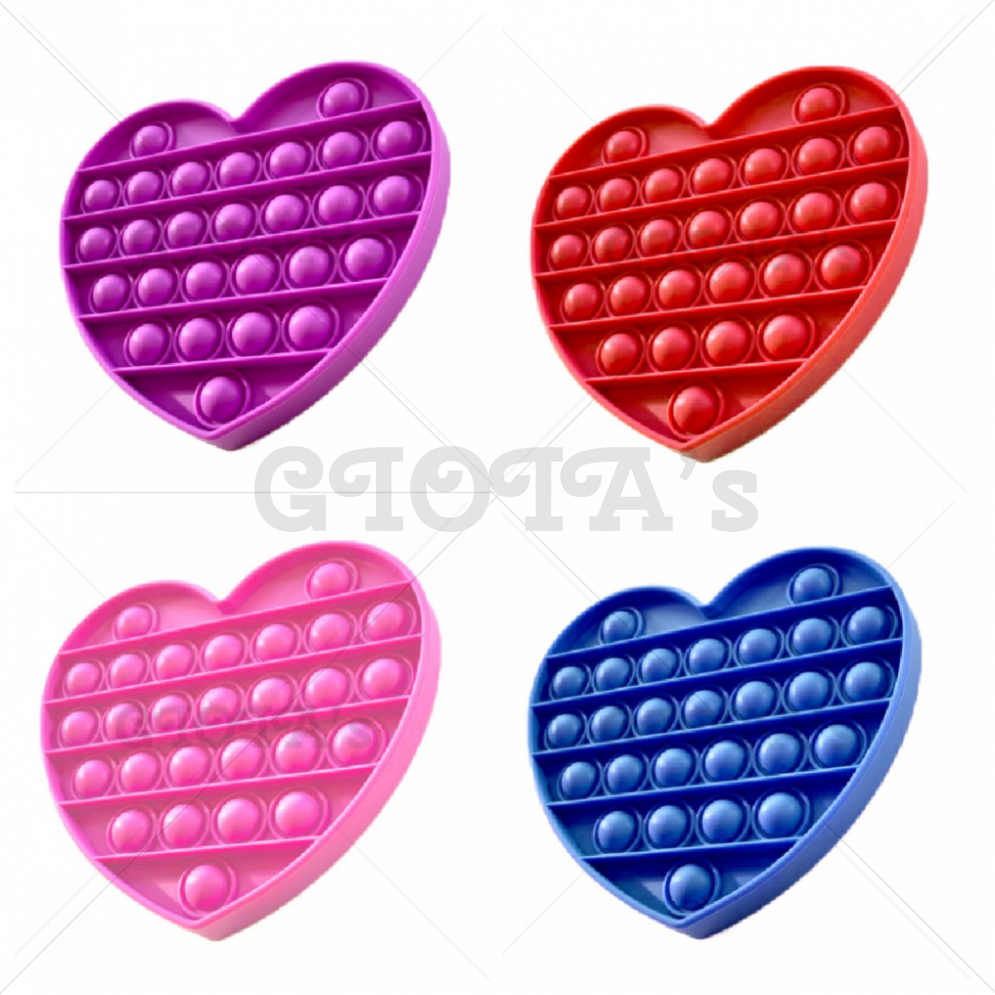 Pop-it Bubble pop HART prijs per stuk - Diverse kleuren - GIOIA's ...